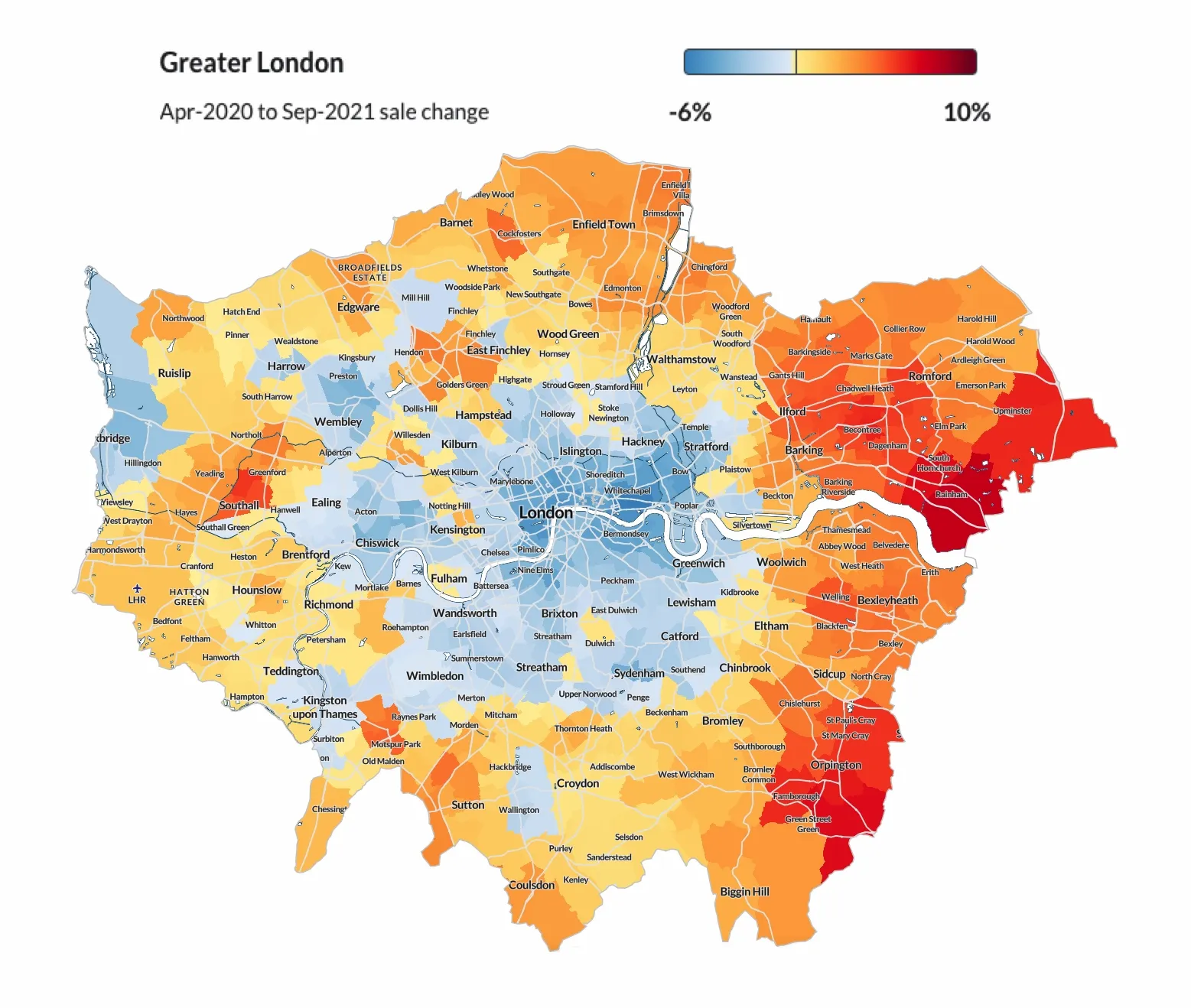 house price heat map