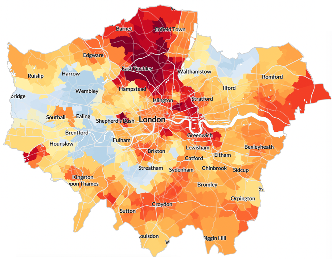 house price heat map