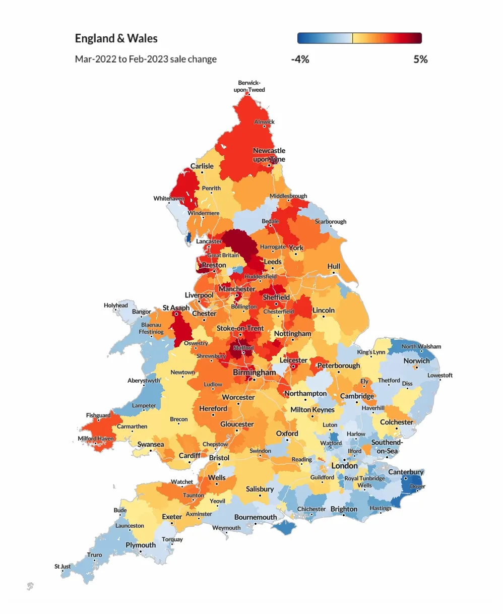 house price heat map