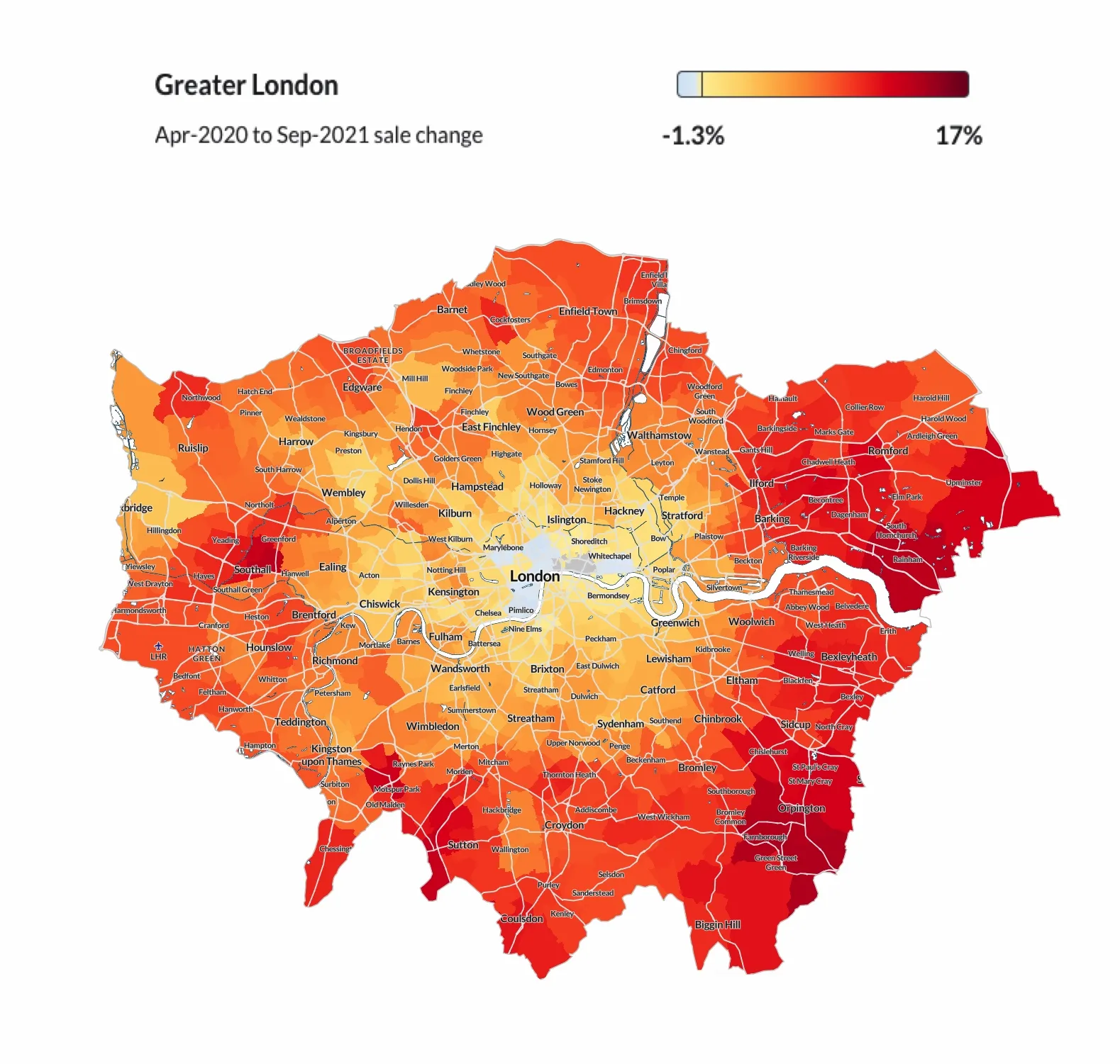 house price heat map